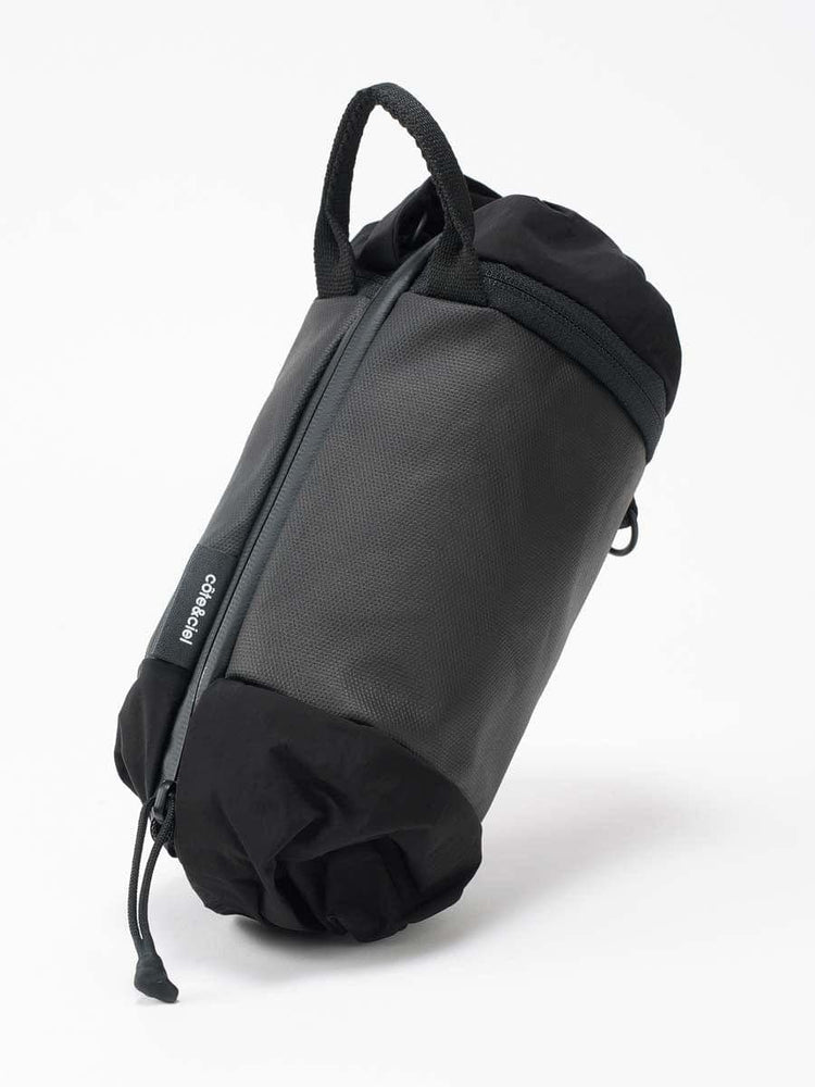 côte&ciel | Mini Duffle Coated Canvas Black côte&ciel Official